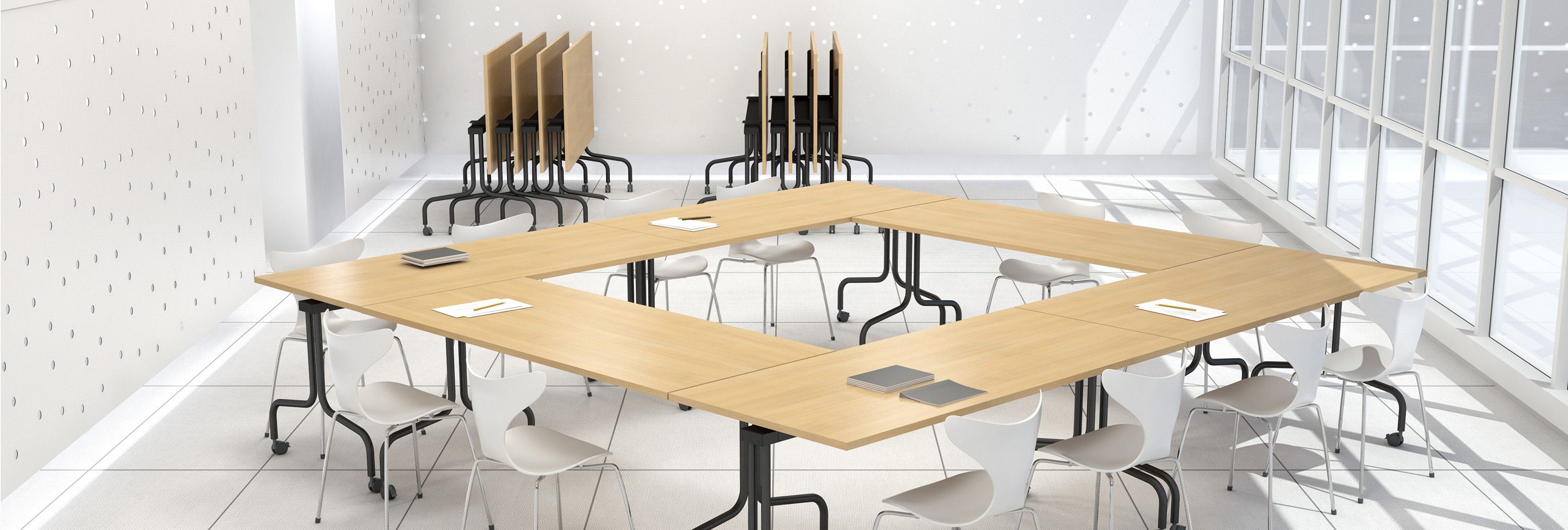 Découvrez la table COSMOS - Plateau Rabattable - MBA